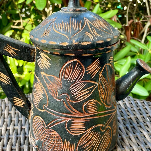 Wooden Teapot - Etsy