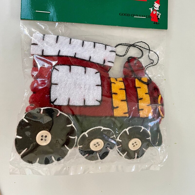 Felt Train Ornament - Etsy