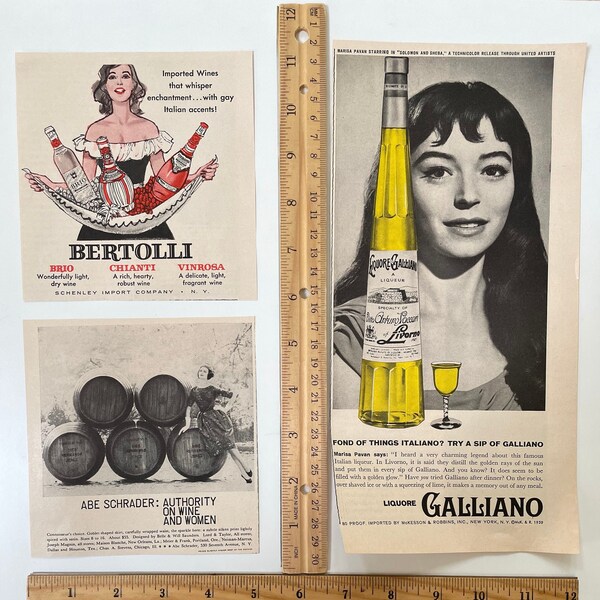 Wine Advertisement - Etsy