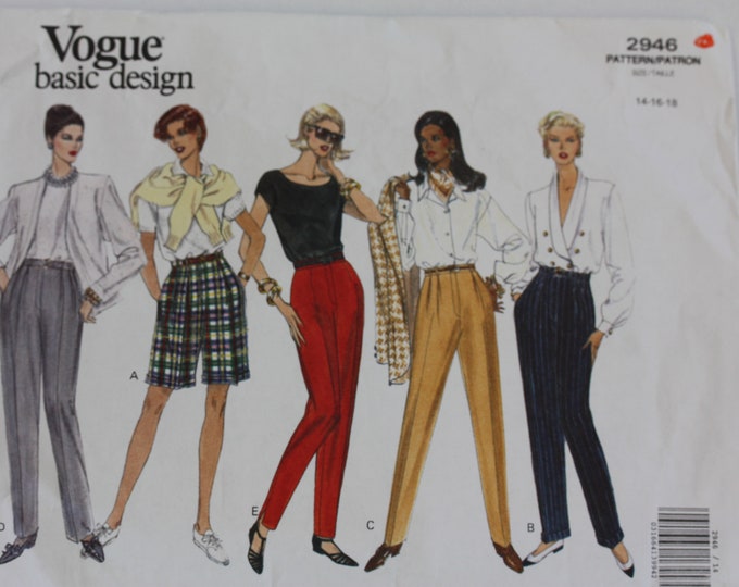 UNCUT Sewing Pattern Vintage 1990s Vogue Basic Design Sewing - Etsy
