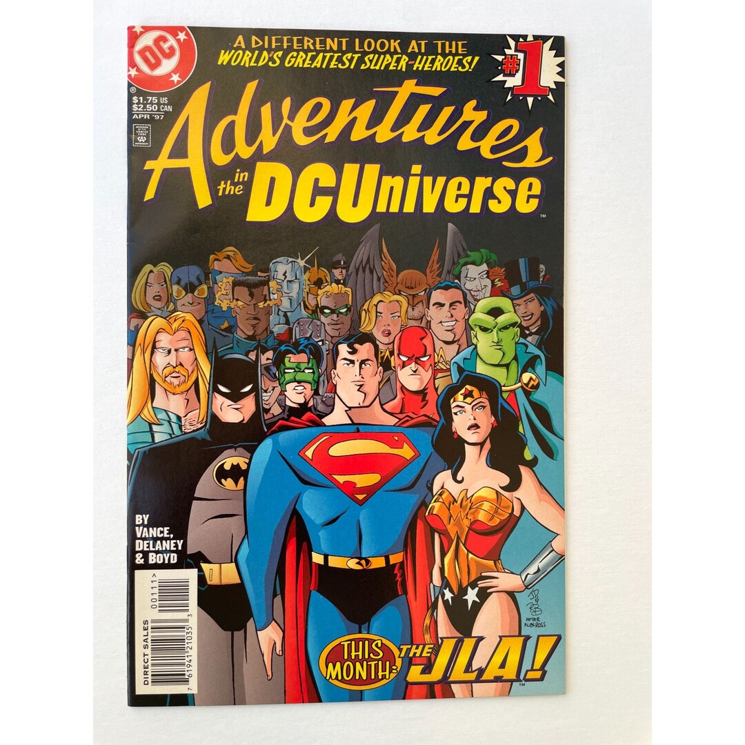 Vintage Comic Book - DC Comics - Adventures in the DC Universe #17 ...