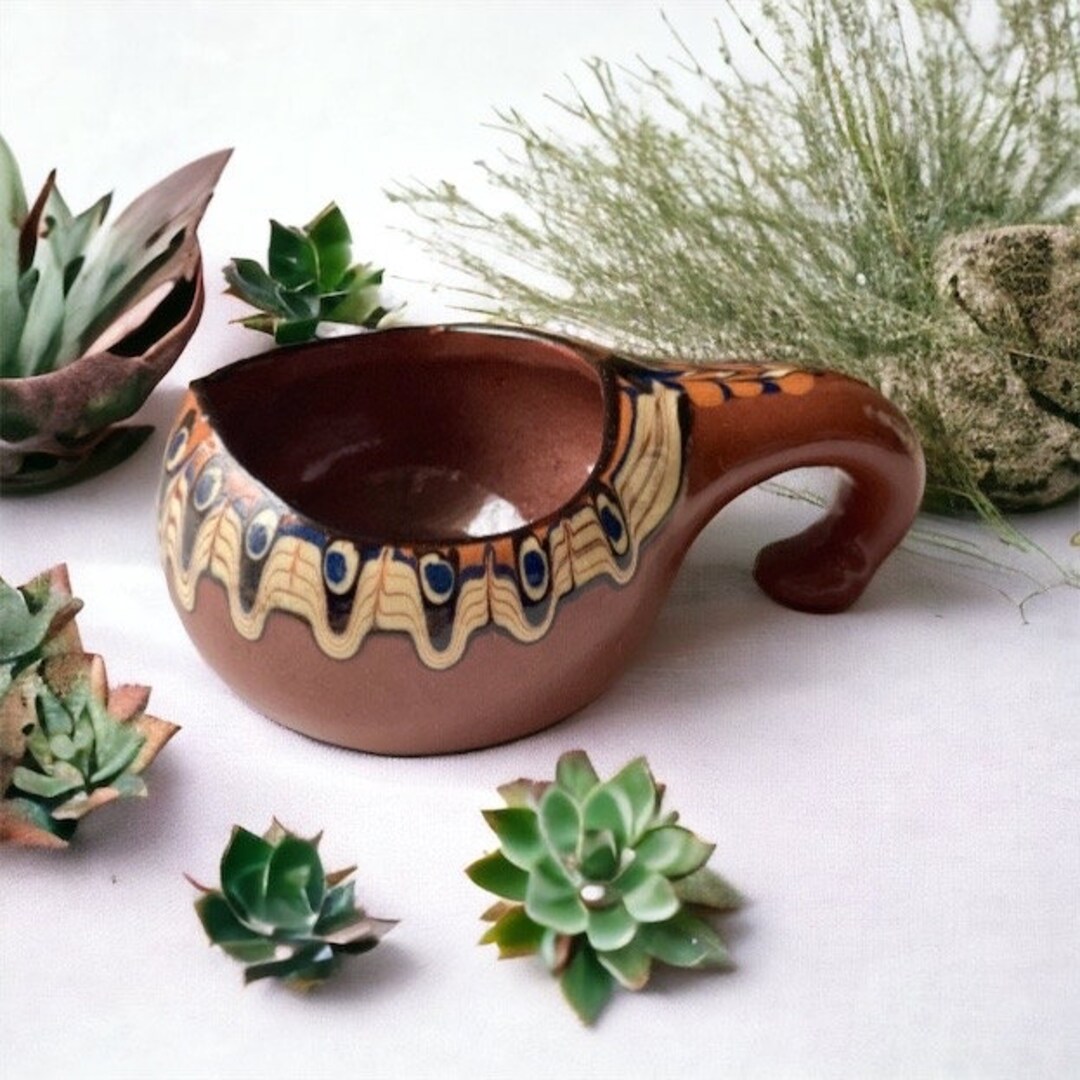Vintage Mid Century Modern Redware or Terracotta? Pottery From Bulgaria ...