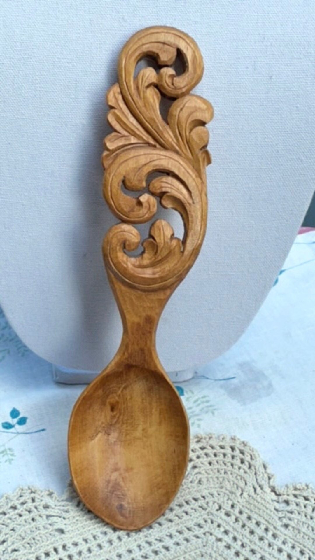 Stunning Intricately Carved Wooden Spoon - Etsy