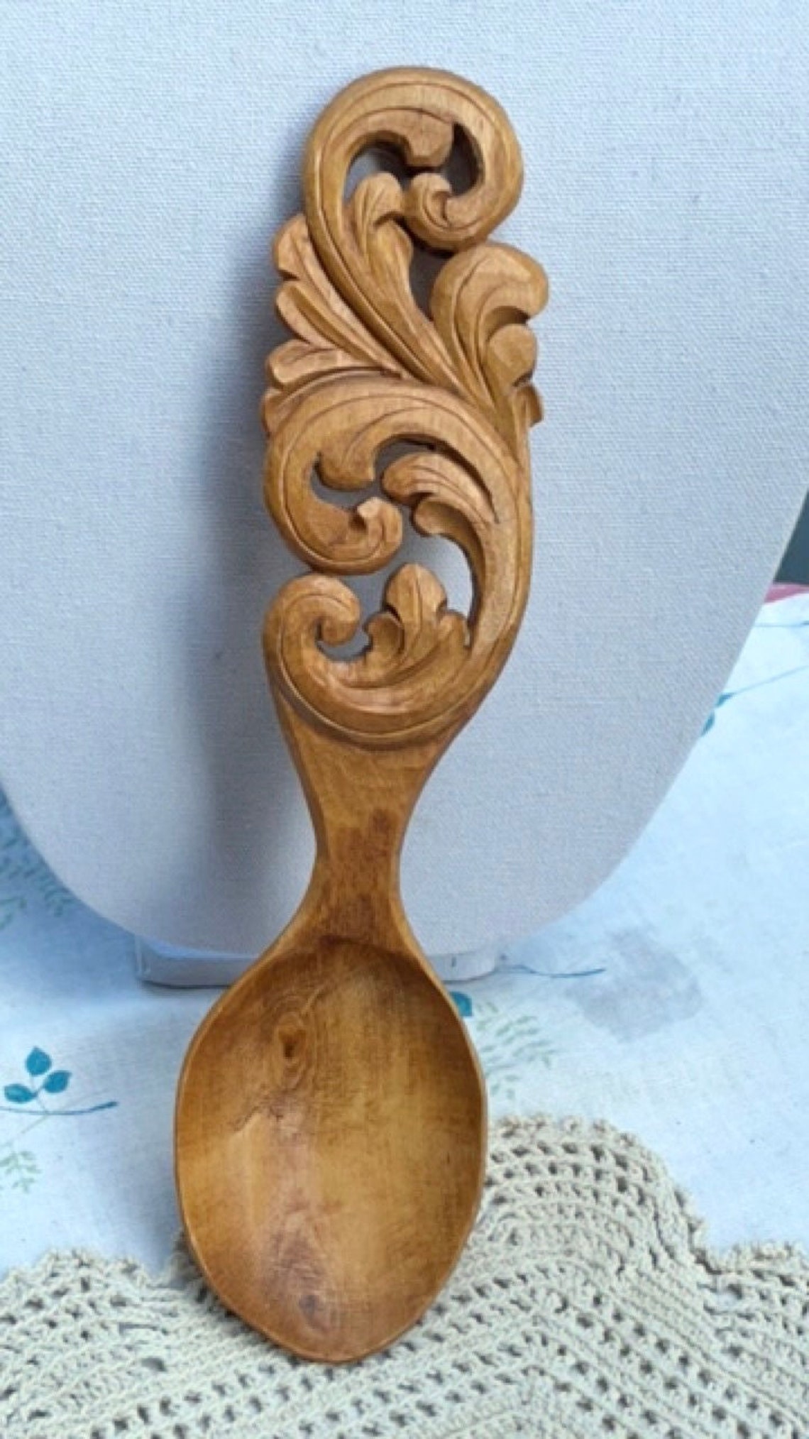 Stunning Intricately Carved Wooden Spoon - Etsy