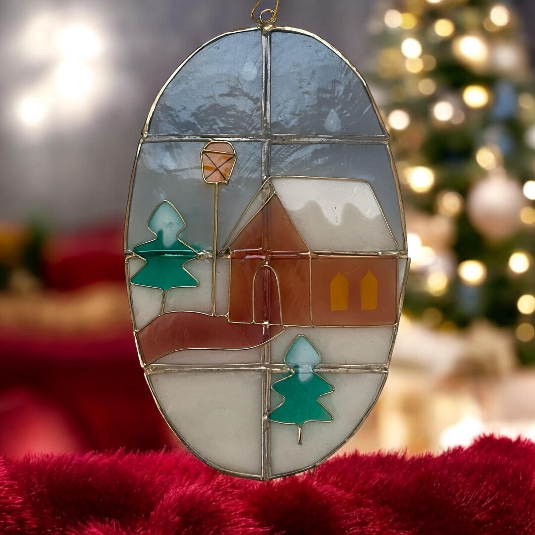 Capiz Shell and Brass Stunning Vintage Christmas Ornament - Charming ...