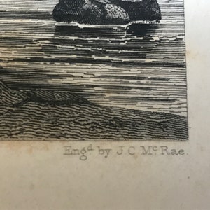 Very Rare - Etching Print From the 1800's - Esopus Landing Hudson River ...