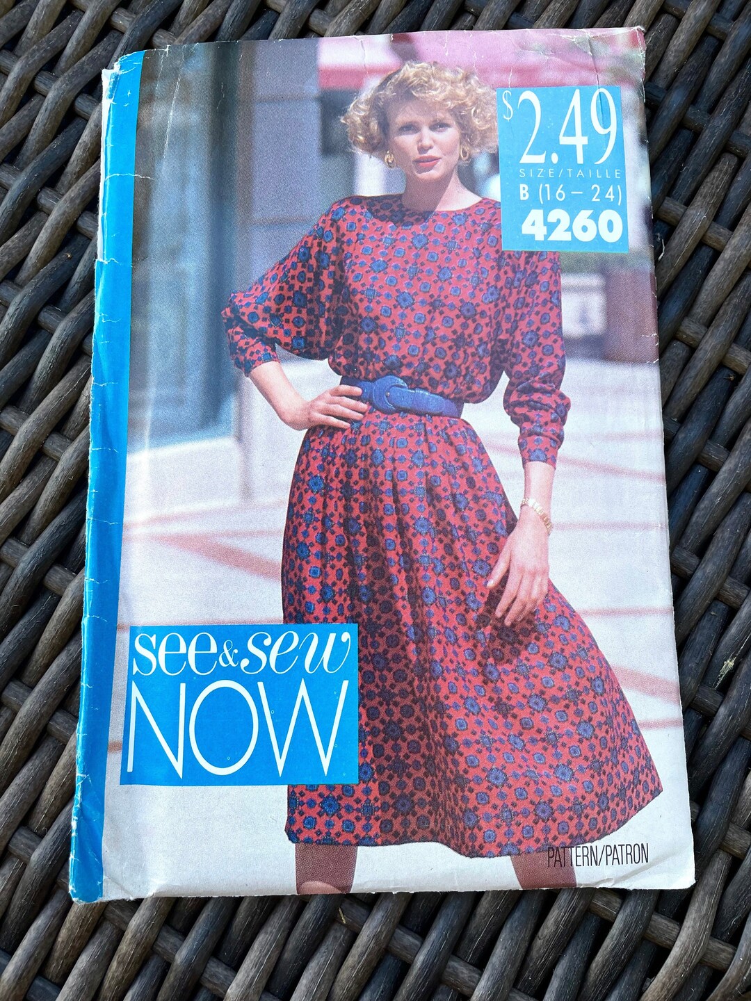 UNCUT Vintage Sewing Pattern From 1989 See and Sew Dress - Etsy