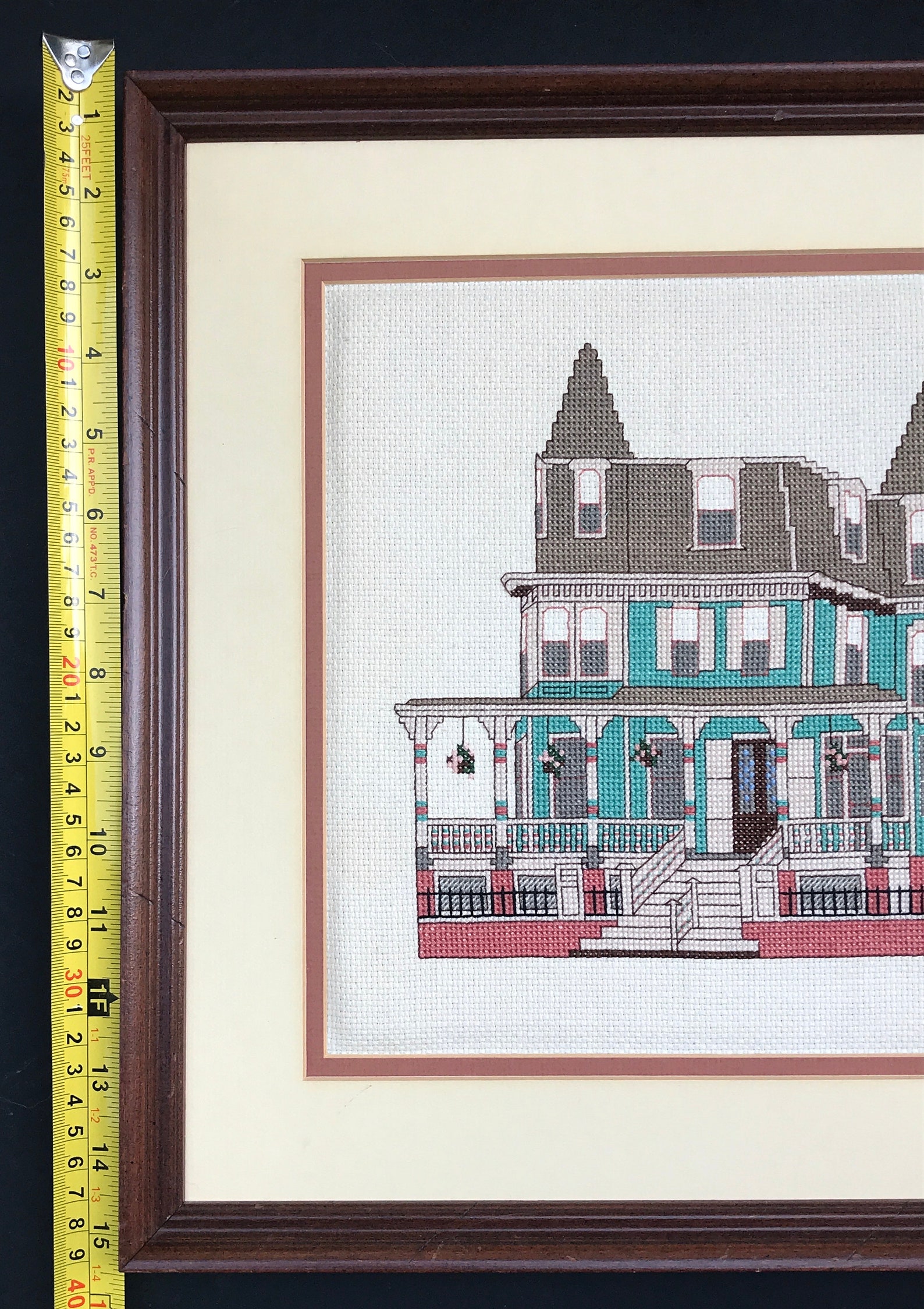 Stunning Completed & Framed Vintage NEEDLEPOINT Ready to - Etsy