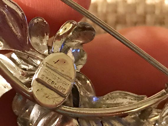 Signed Forstner Sterling - stunning sterling silver f… - Gem