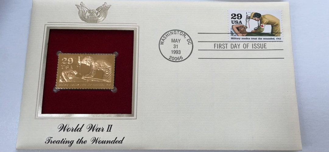 1993 World War II Treating the Wounded 29-cent Stamp Mint Condition ...