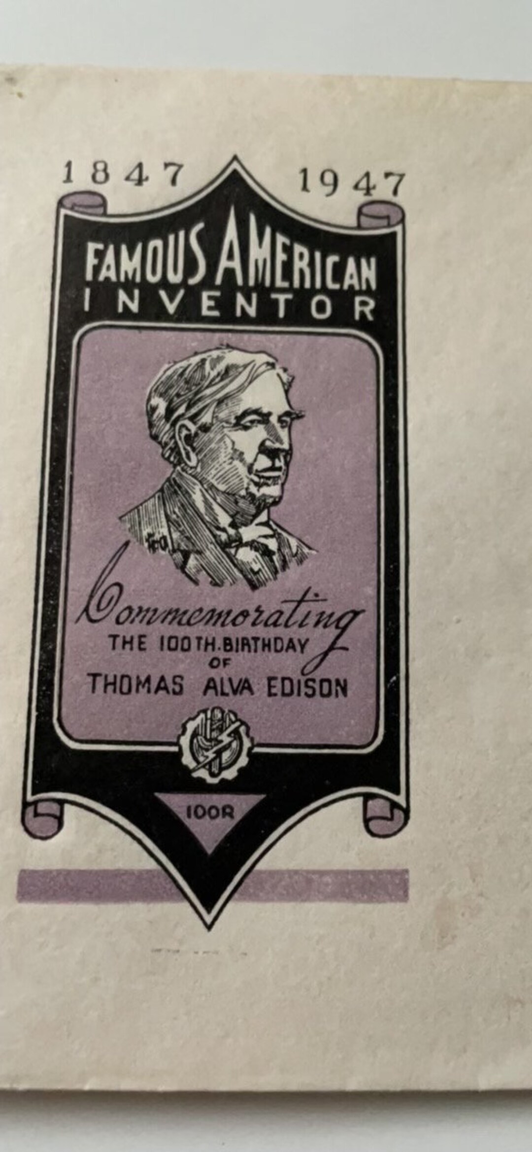 Thomas Edison Birthday 1947 First Day of Issue - Postage Stamped Envelope, Stamps, Collecting - Etsy