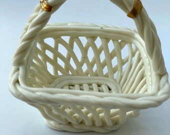 Porcelain Woven Basket - Etsy