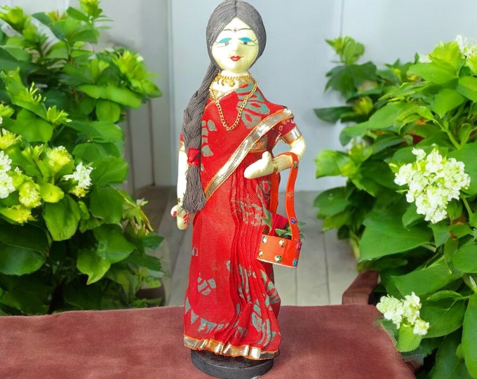 Vintage Collectible Handmade Stunning Traditional Doll From India ...