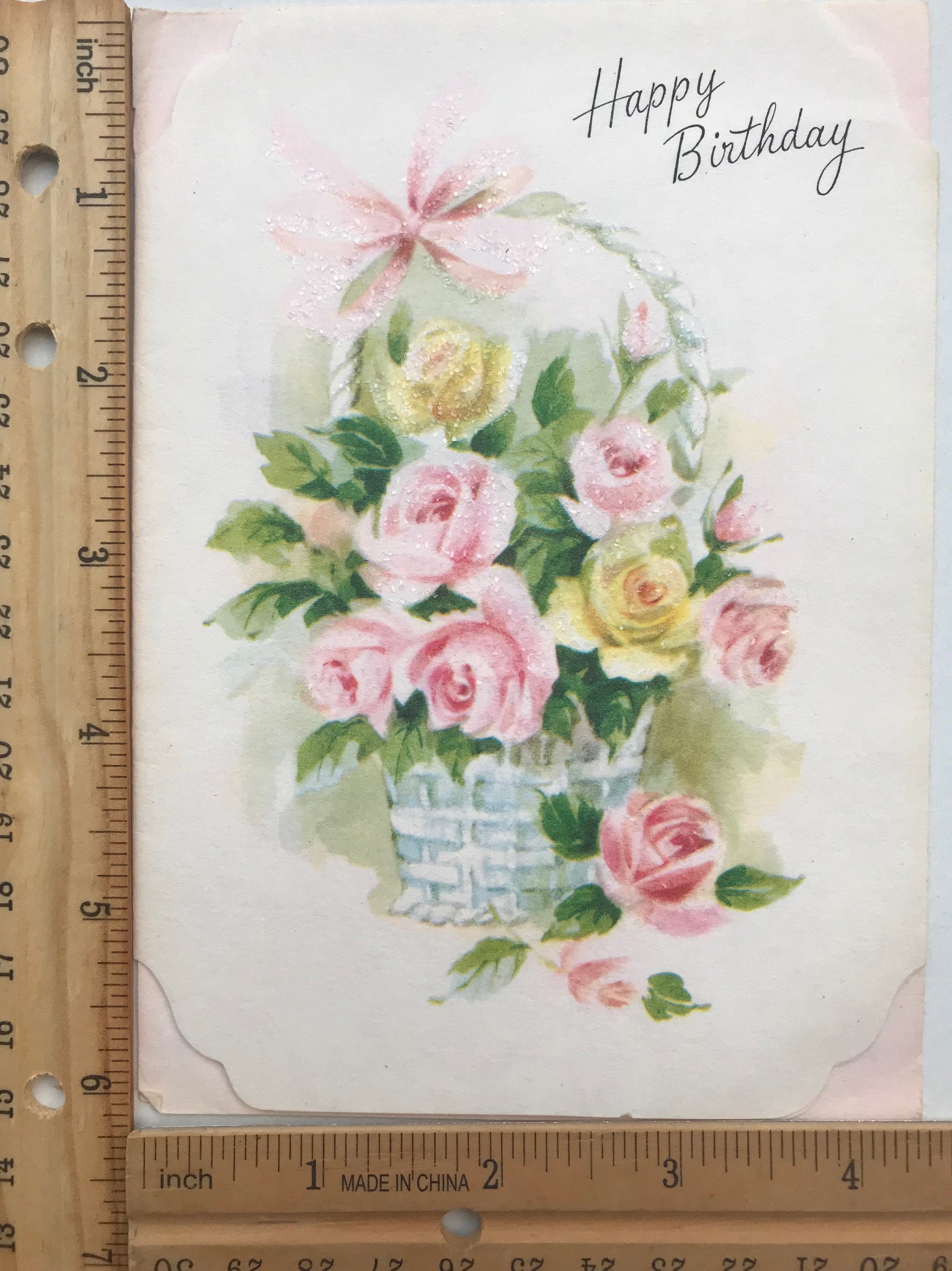 Birthday Wishes With Victorian Roses