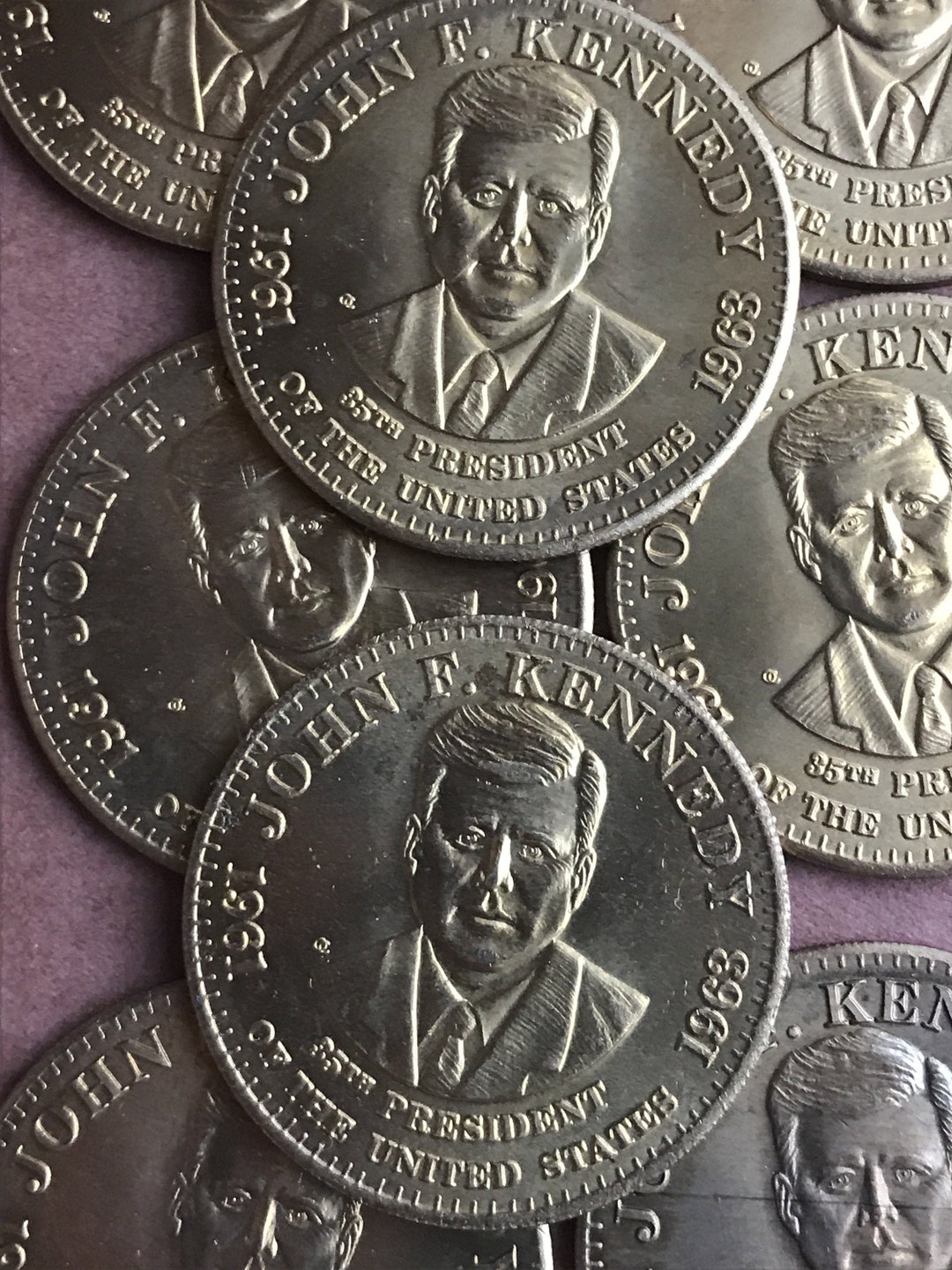 1992 Shell Gas Token Coin Presidential Bronze John F. Kennedy - Etsy