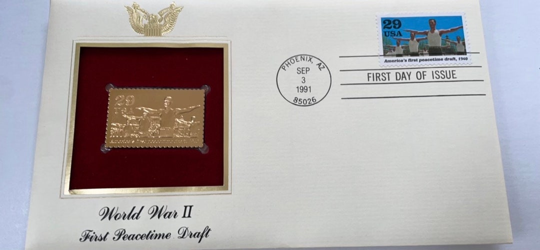 1991 World War II First Peace Time Draft 29-cent Stamp Mint Condition ...