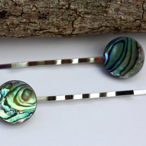Abalone Shell Stud Earrings - Etsy