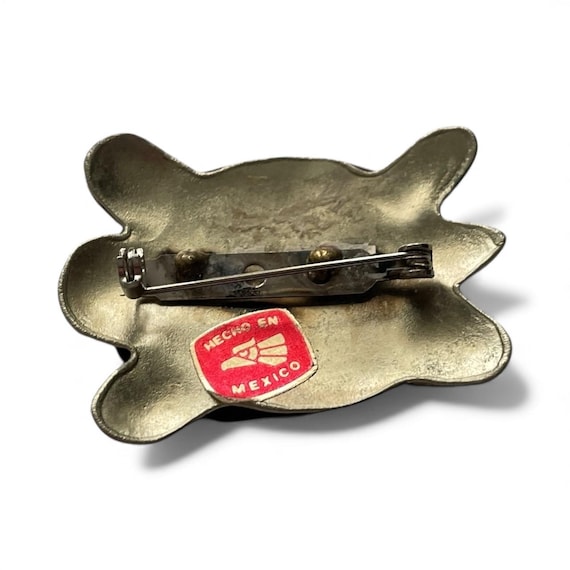 Rare Vintage Hecho en Mexico Turtle Pin • Brass & Cop… - Gem