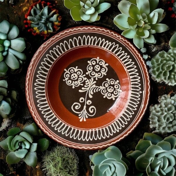 Redware Plates - Etsy