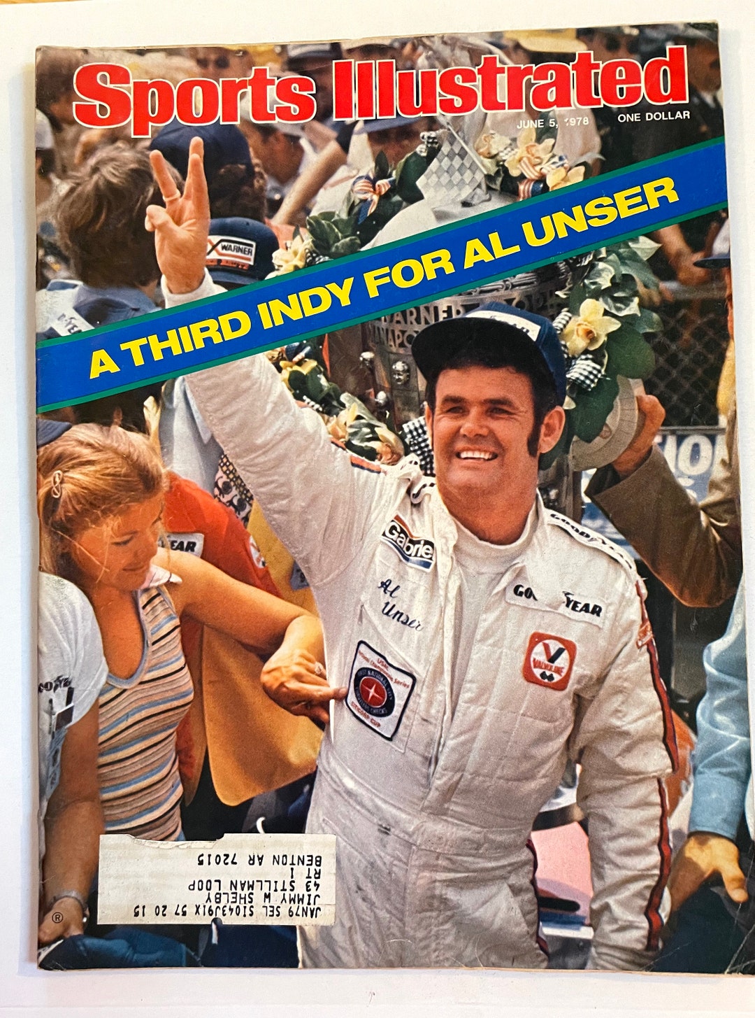 Sports Illustrated Magazine Complete Issue - June 5, 1978 A Third Indy ...