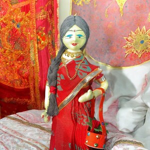 Vintage Collectible Handmade Stunning Traditional Doll From India ...