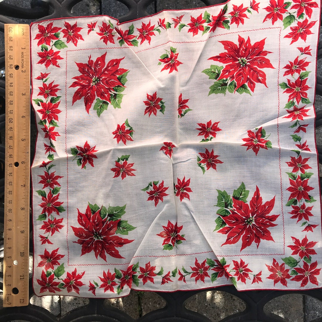 RARE Herrmann Handkerchief With Original Label - Christmas ...