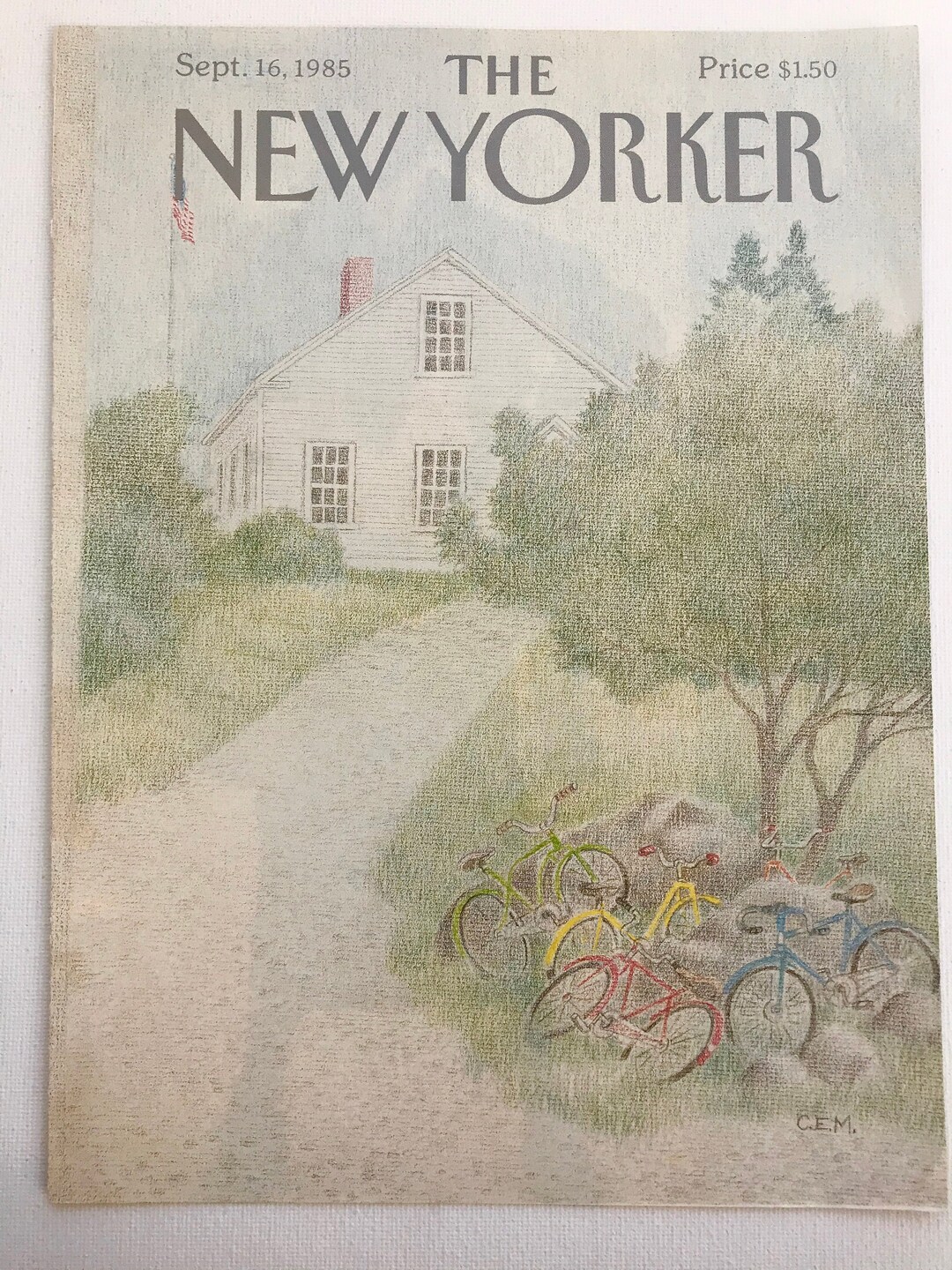 The NEW YORKER Magazine Cover - September 16, 1985 - Rare Original ...