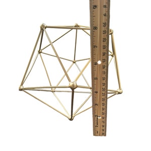 Unique Vintage Gold Geometric Tabletop Home Decor - Geometric ...