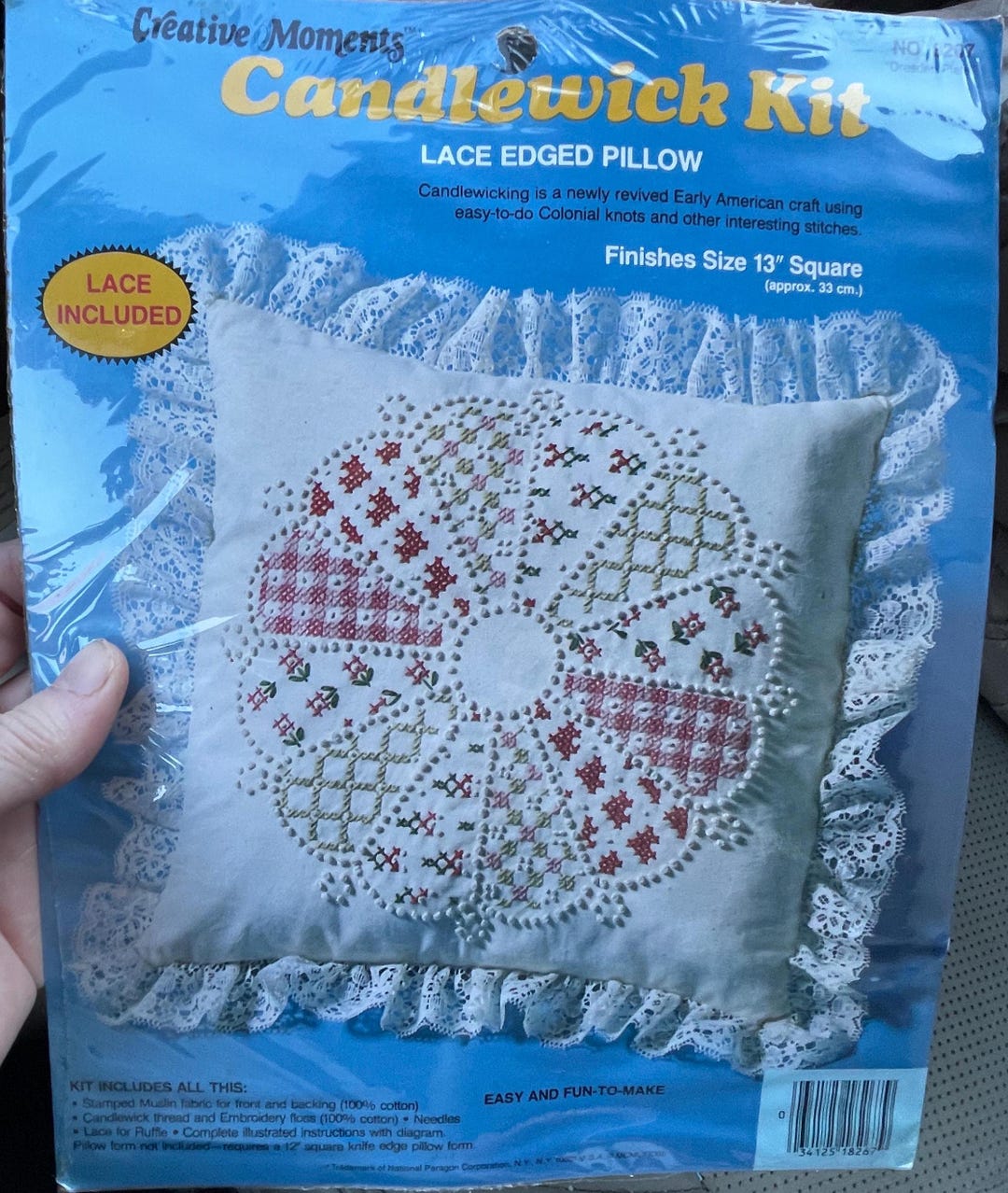 RARE - Unused Vintage Vintage Creative Moments Candlewick Kit Lace ...