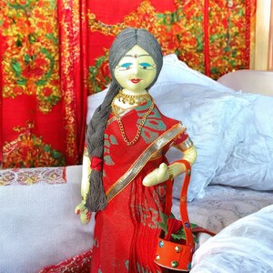 Vintage Collectible Handmade Stunning Traditional Doll From India ...