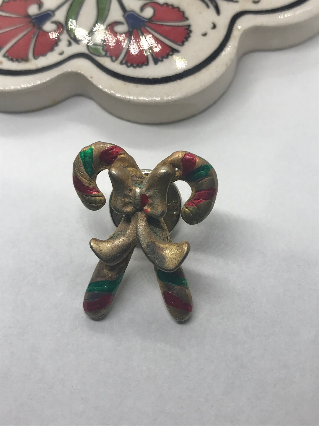Charming Vintage Candy Cane Pin - Perfect for the Christmas Holiday - Etsy