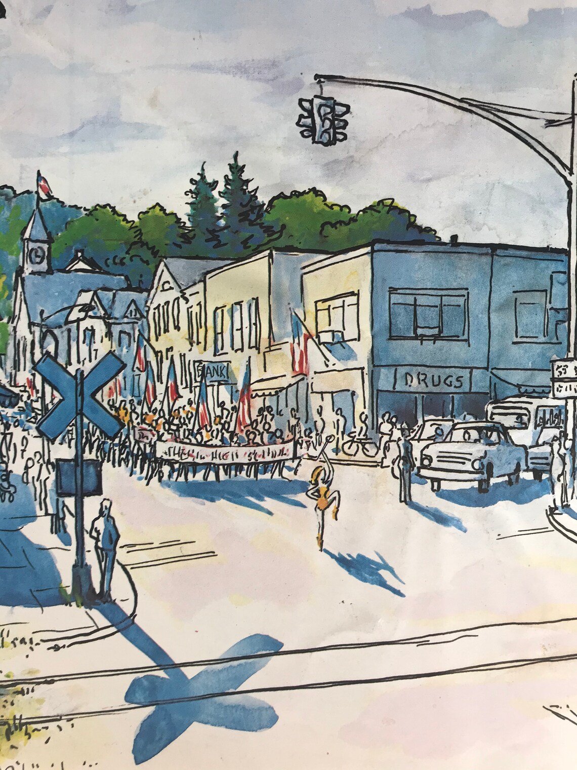 NEW YORKER Magazine cover July 6 1981 Independence Day | Etsy