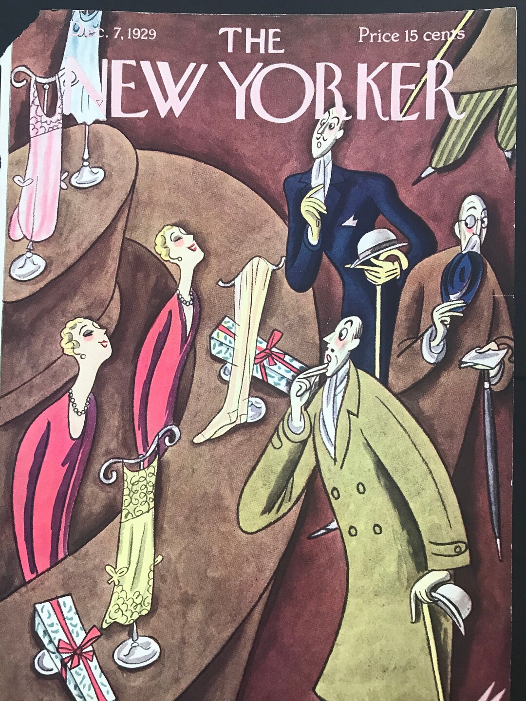Extremely RARE - December 7, 1929 - the NEW YORKER Magazine Original ...