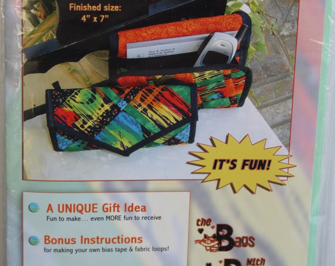 UNCUT Vintage Sewing Pattern - the Apropos Pack Clutch Purse Pattern by ...