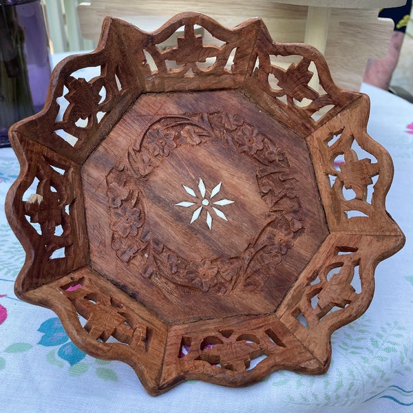 Carved Wood Trays - Etsy