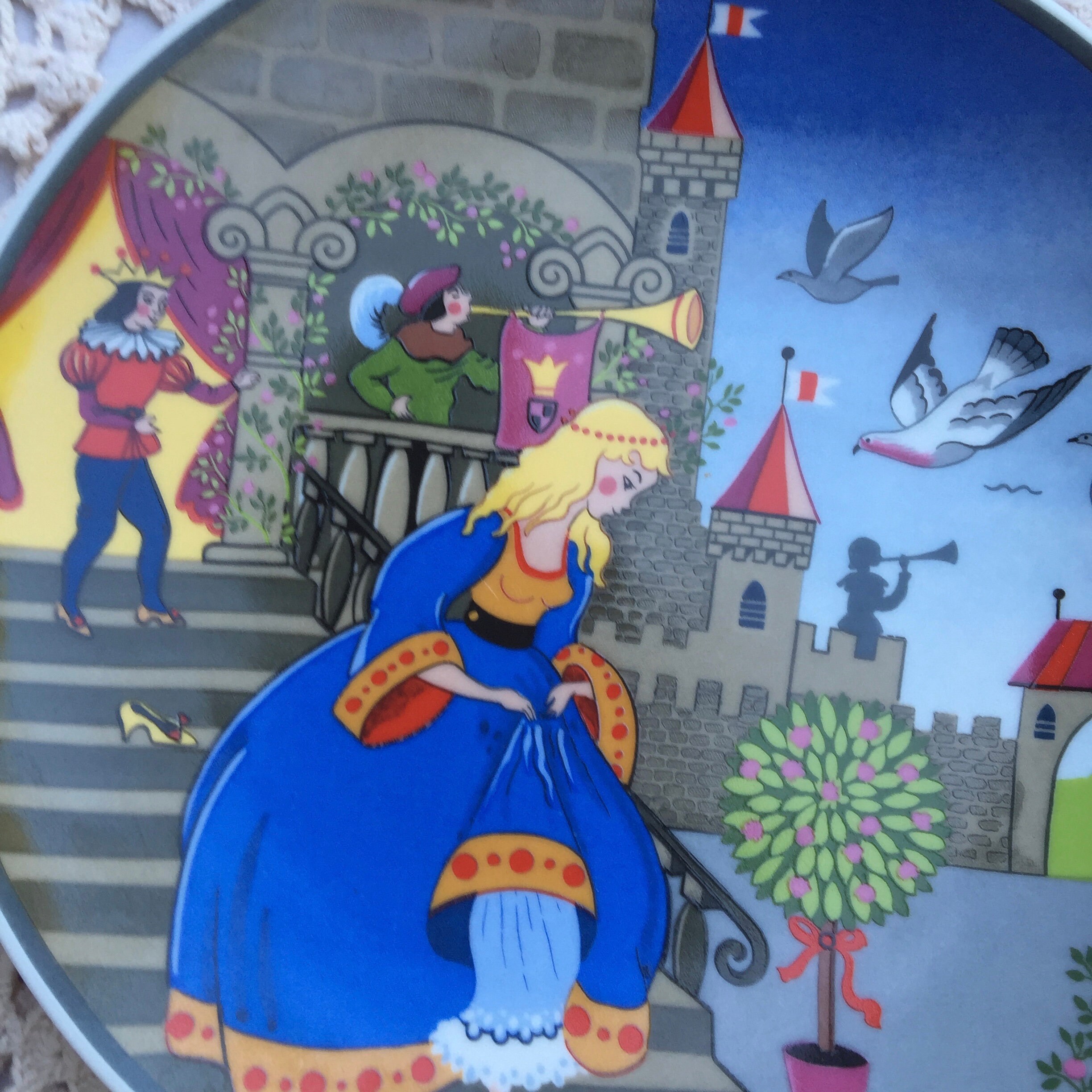 Set of 3 Rare Barbara Furstenhofer Fairy Tale Plates from West | Etsy