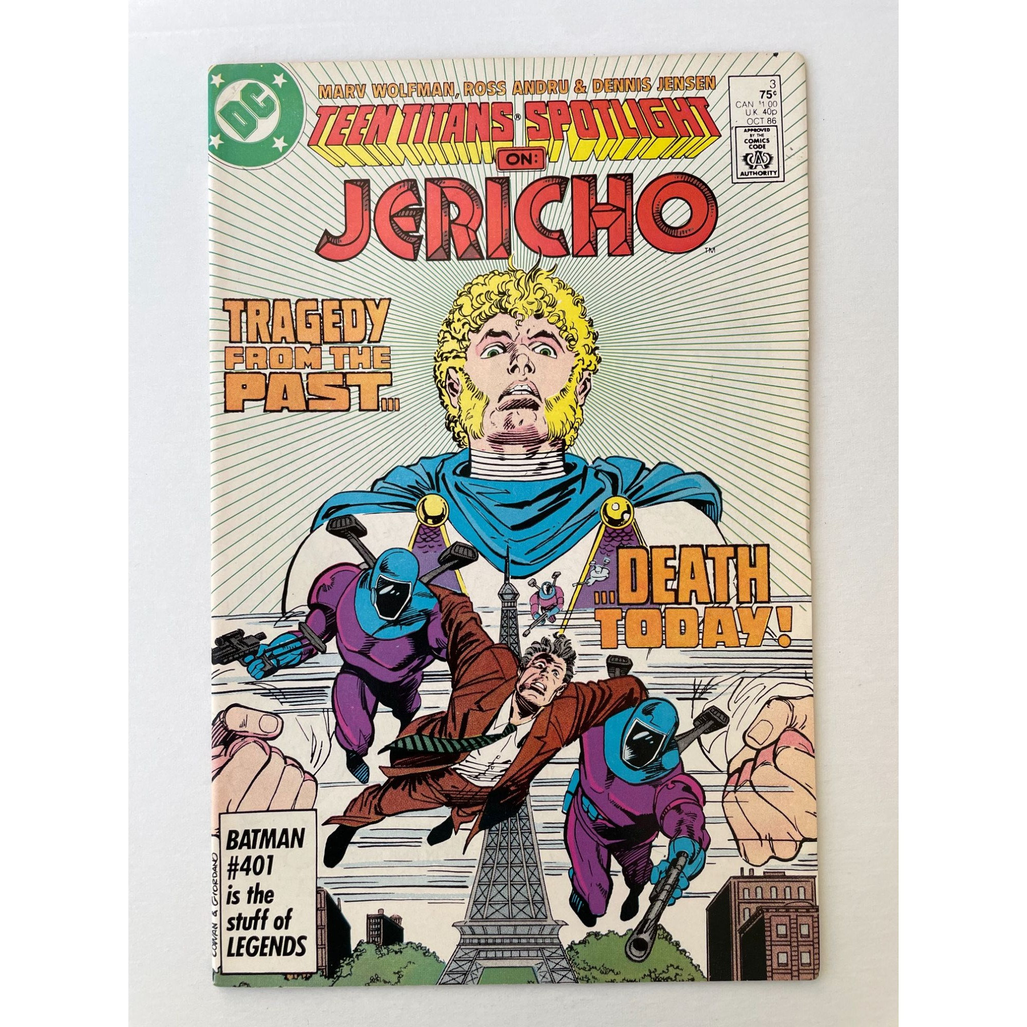 Jericho Teen Titans Comics