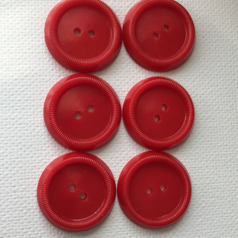 Red Vintage Buttons - Etsy