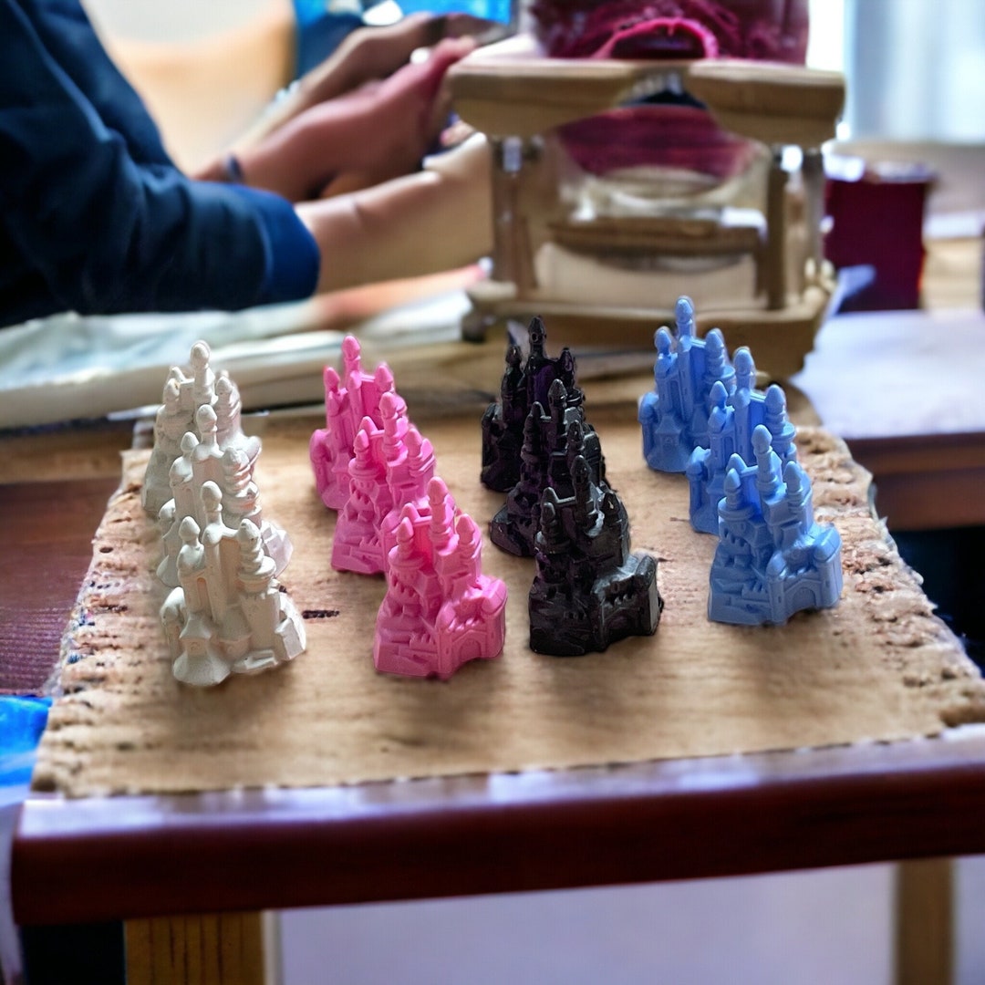 Tiny Little Plastic Castles Great for Crafts Plastic Outside, Hollow ...