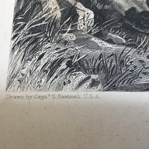 Very Rare - Etching Print From the 1800's - Esopus Landing Hudson River ...