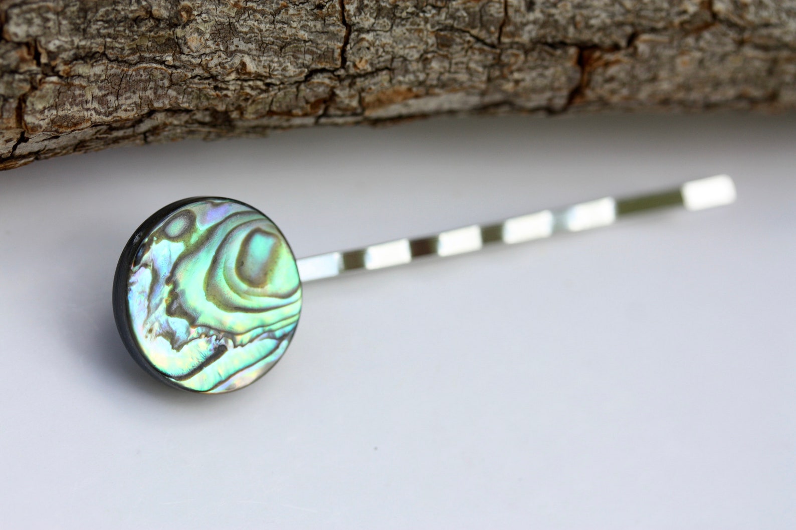 Abalone Shell Stud Earrings - Etsy