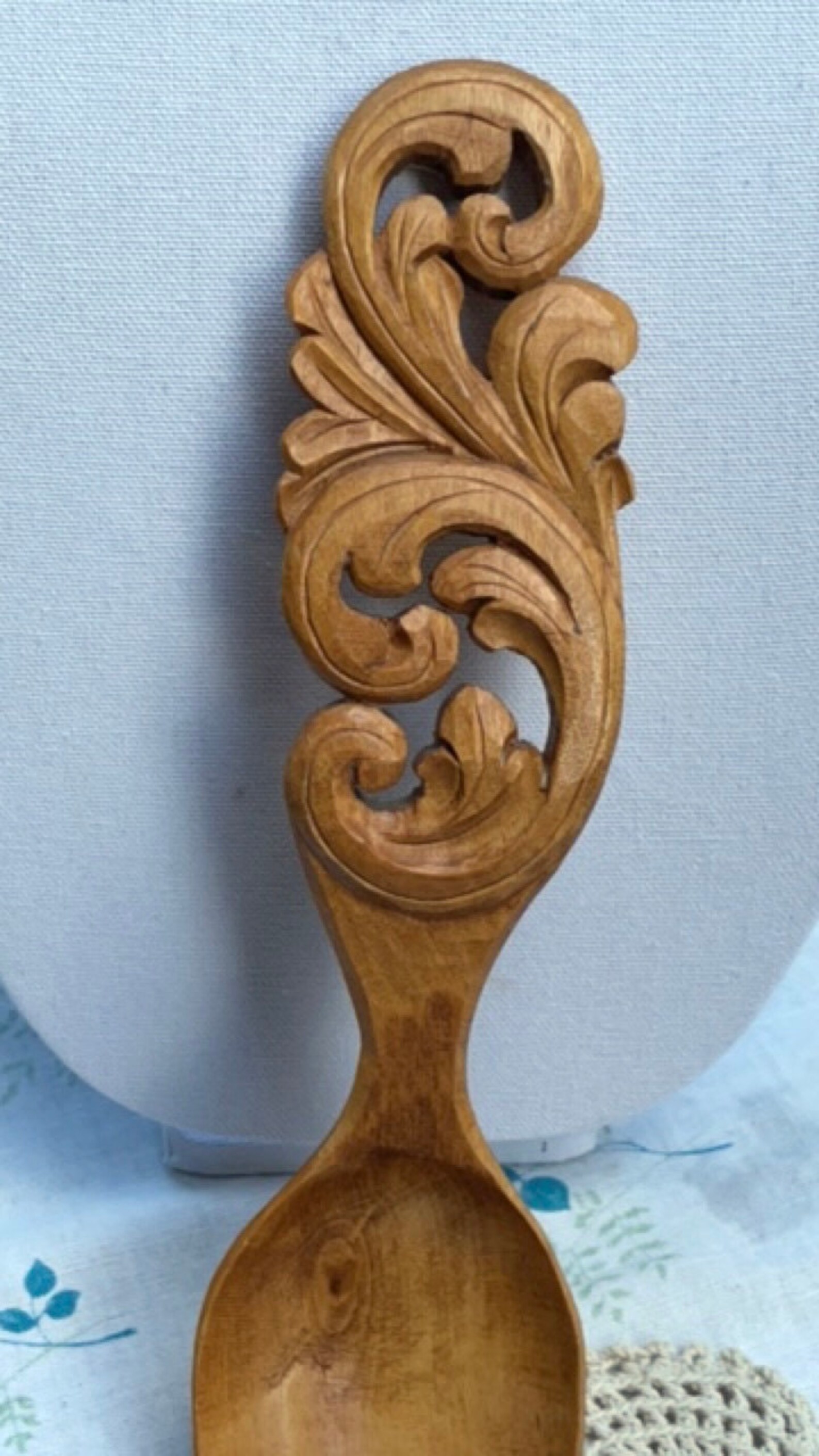 Stunning Intricately Carved Wooden Spoon - Etsy