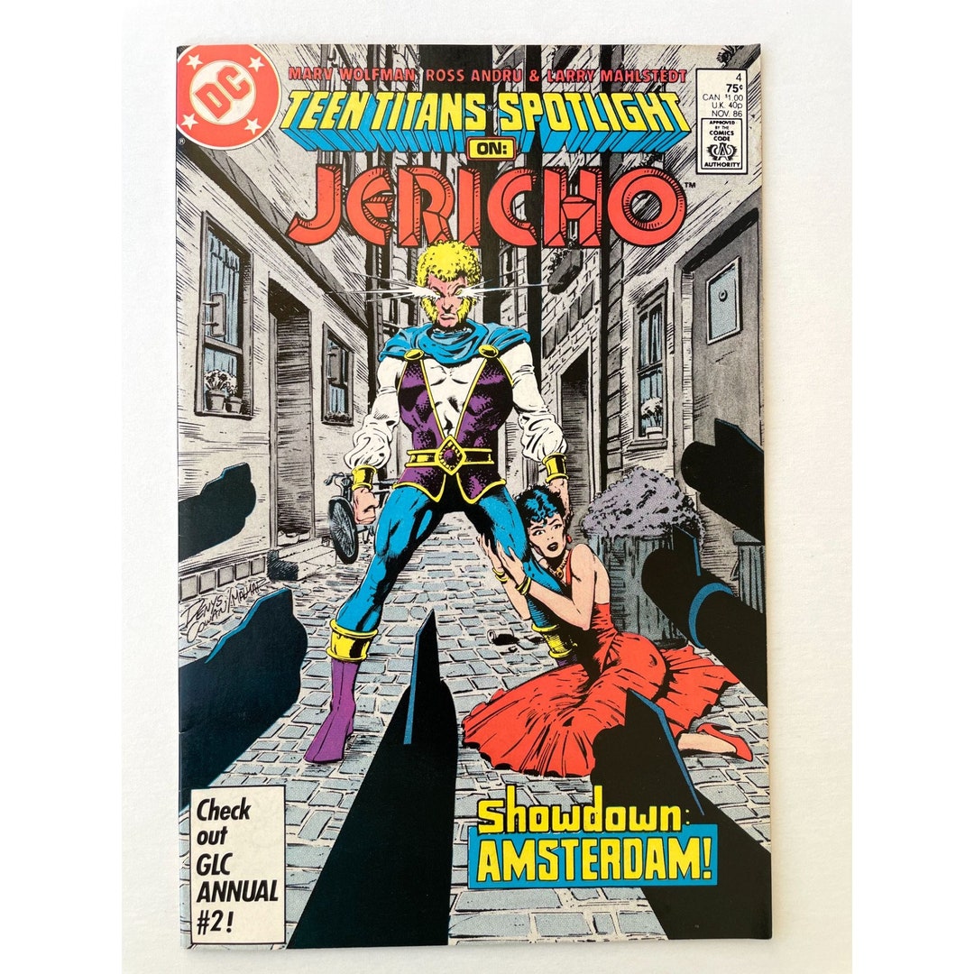 Vintage Comic Book - Teen Titans Spotlight #4 Jericho (1986) DC Comics ...