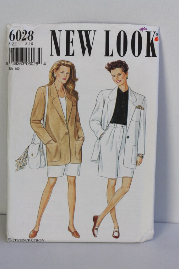 UNCUT Sewing Pattern New Look Sewing Pattern 6028 Loose - Etsy