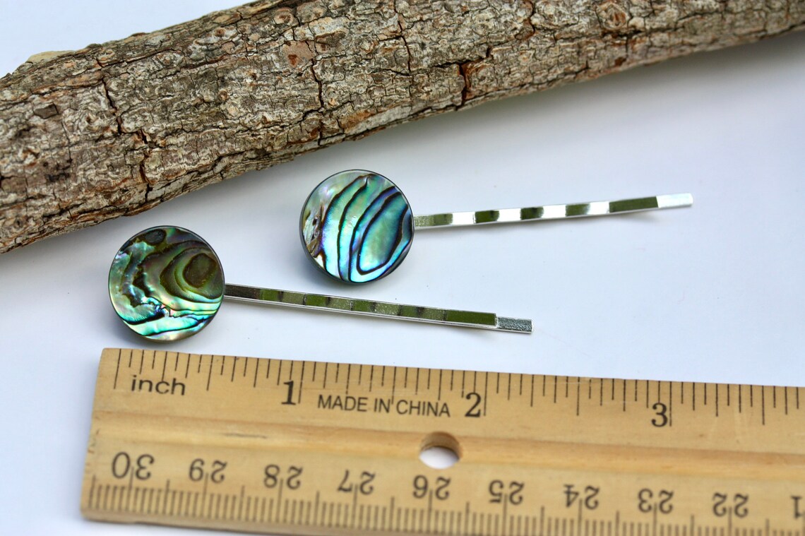 Abalone Shell Stud Earrings - Etsy