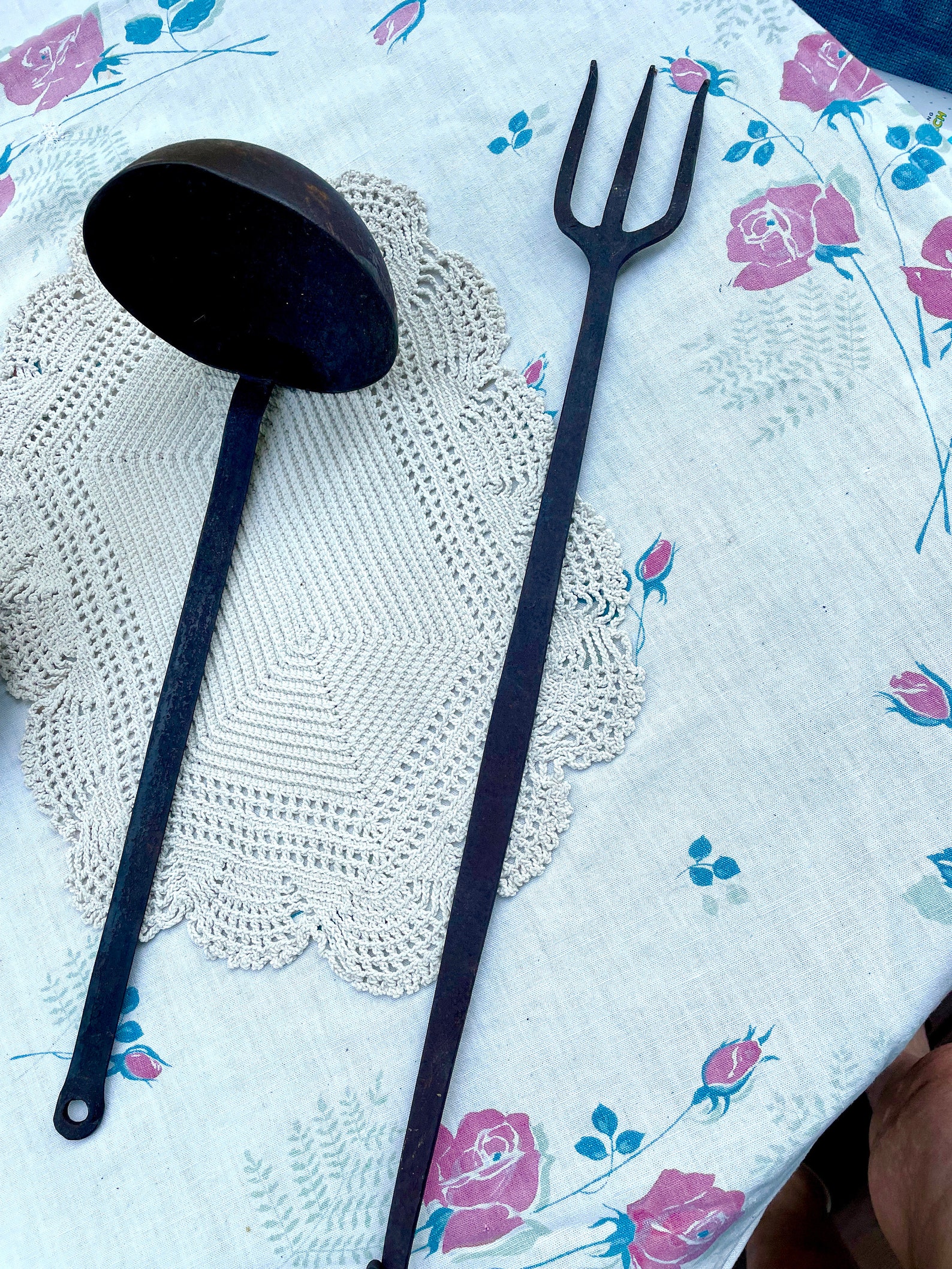 Choice of Primitive Antique Cast Iron Tools: Smelter Ladle - Etsy