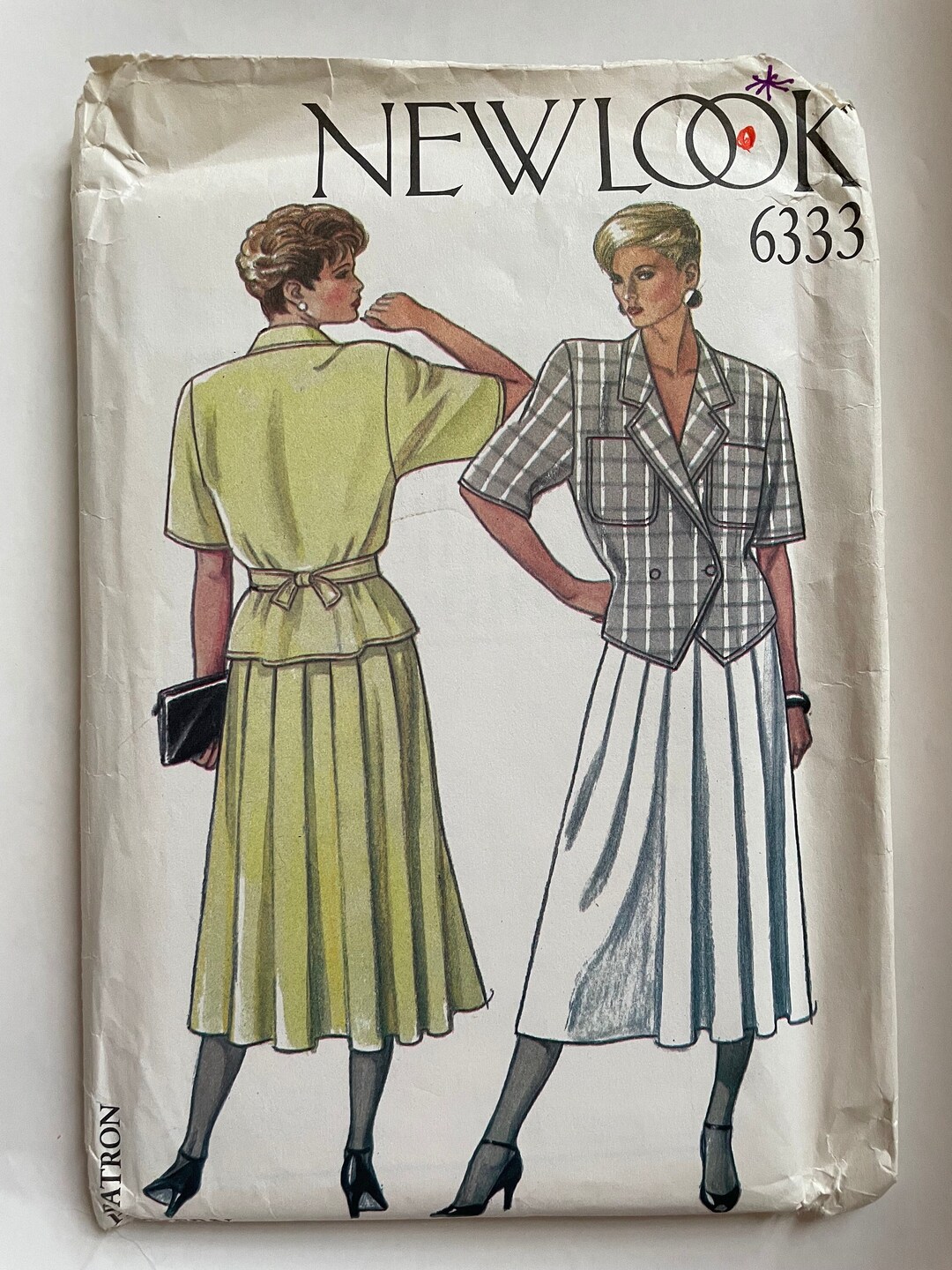 UNCUT Sewing Pattern - New Look Pattern 6333 - Short Sleeve, Double ...