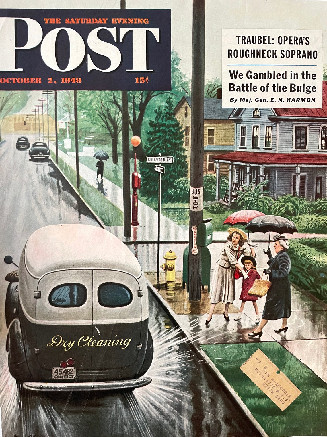 RARE Saturday Evening Post Original Cover October 2 - Etsy