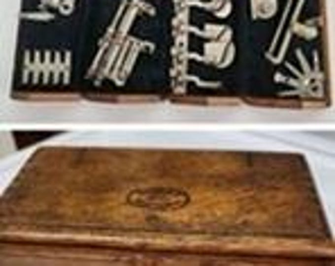 1889 Singer PUZZLE BOX With Attachments -antique - Singer Machine ...
