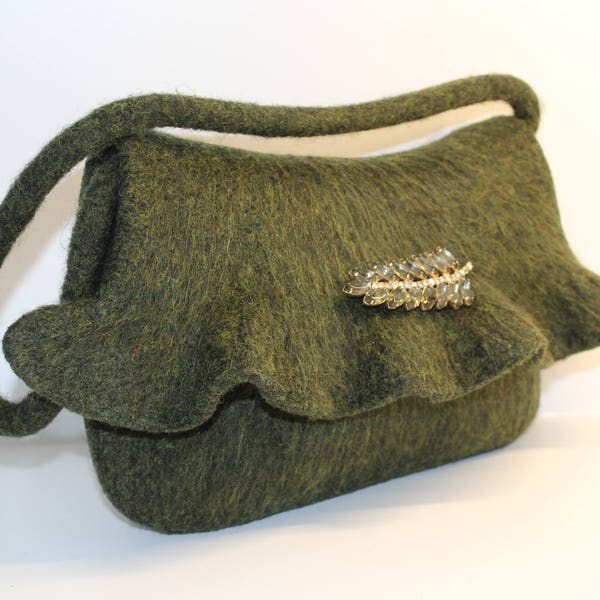Felted Wool Purse - Etsy